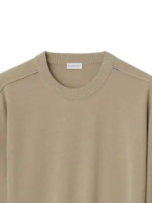 Burberry Crew Neck Wool Jumper