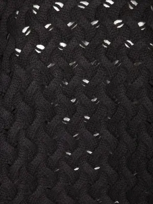 P.a.r.o.s.h High Neck Long Sleeve Sweater - Black