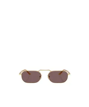 Persol Rectangular Frame Sunglasses - Gold