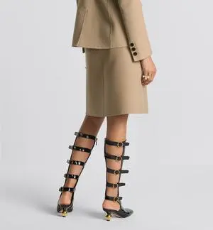 Dior Wool Straight Skirt