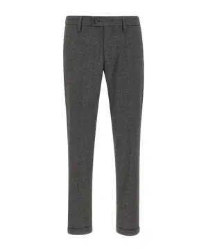 RE-HASH Mucia 10 Patterned Trousers - Grey