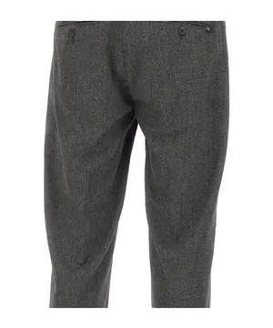RE-HASH Mucia 10 Patterned Trousers - Grey