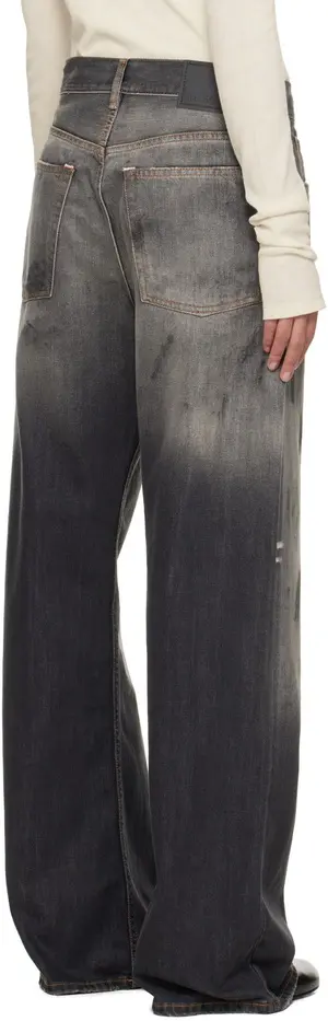Acne Studios Wide Leg Jeans - Black