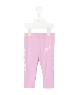 Off-White Logo-print Straight-leg Leggings