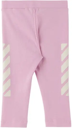 Off-White Logo-print Straight-leg Leggings