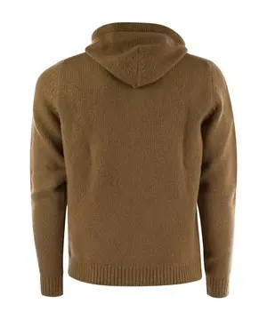 Fedeli Hooded Zip-up Cardigan