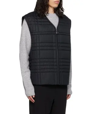 WOOYOUNGMI Quilted Zipper Vest