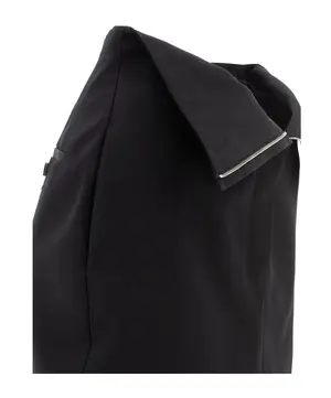Alexander McQueen Zip Detail Midi Skirt