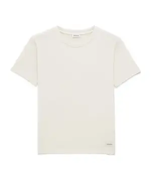 Saint Laurent Logo Patch Crewneck T-shirt - Blanc