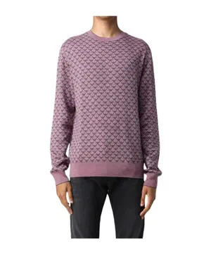 Emporio Armani Geometric Print Wool Sweater