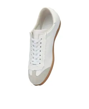 MAISON MARGIELA Panelled Lace-up Sneakers - White