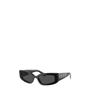 Dolce & Gabbana Rectangle Frame Sunglasses - Black