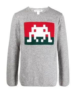 Comme Des Garcons Printed Sweaters For Men