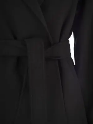 Max Mara Harold Belted Coat - Black