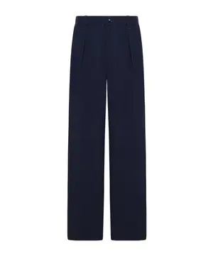 Giorgio Armani Pleated Trousers - Night Sky