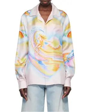 Casablanca Psychedelic Nirvana Long-sleeved Shirt - Multicolor