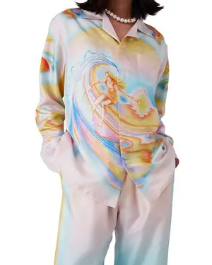 Casablanca Psychedelic Nirvana Long-sleeved Shirt - Multicolor