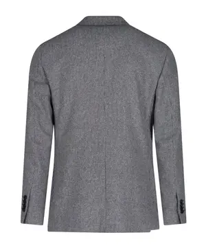 LARDINI Single-breasted Blazer - Gray