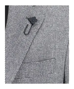 LARDINI Single-breasted Blazer - Gray