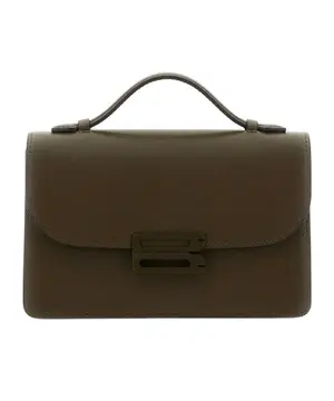 Victoria Beckham Logo Plaque Mini Shoulder Bag - Black