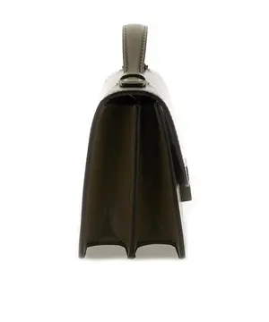 Victoria Beckham Logo Plaque Mini Shoulder Bag - Black
