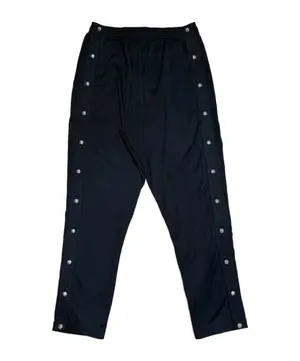 Chrome Hearts Elastic Waist Casual Pants With Button Detailing