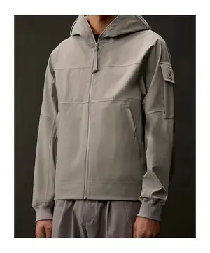 C.P. COMPANY Metroshell Zip Hooded Jacket - Grey