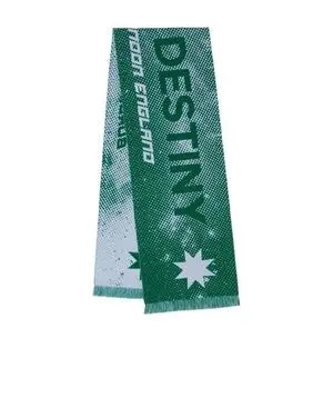 Burberry Destiny Jacquard-pattern Scarf - Green