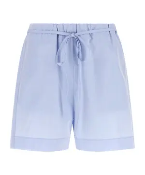 Loulou De Saison Elastic Waist Shorts - Blue