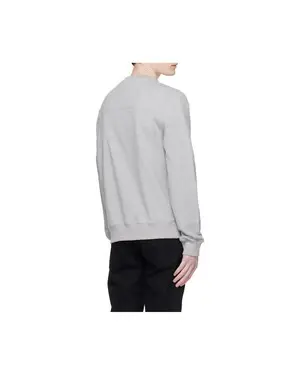 LANVIN Crewneck Long-sleeved Sweatshirt With Ribbed Details