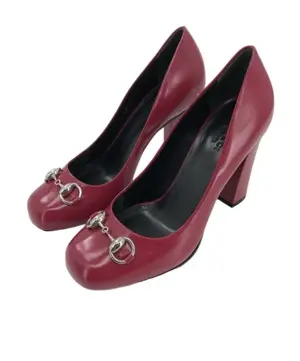 Gucci Horsebit High Heel Pumps - Red