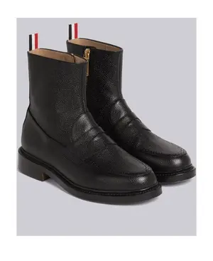 Thom Browne Leather Ankle Boots
