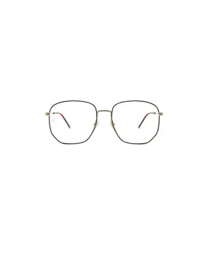 Gucci Hexagon Frame Eyeglasses - Black