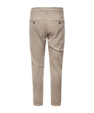 DONDUP Tapered-leg Slim Fit Pants - Nude