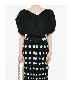 VIVIENNE WESTWOOD Orb-embroidered Heart-shaped Blouse