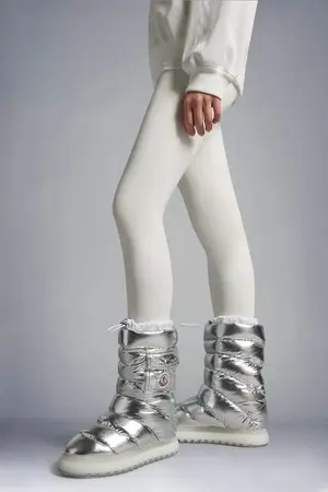 Moncler Padded Logo Patch Boots