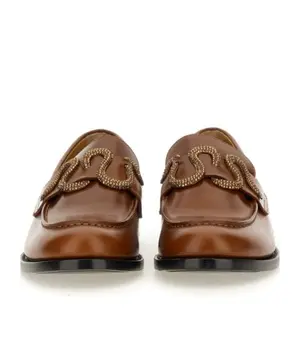 Rene Caovilla Embellished Slip-on Loafers