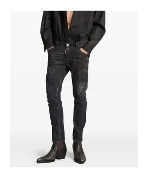 Dsquared2 Belt Loop Jeans - Black