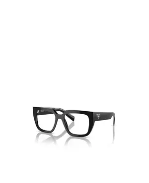 Prada Square Frame Eyeglasses - Black