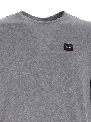 PAUL  SHARK Logo-patch Cotton T-shirt