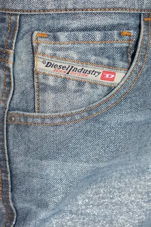DIESEL® Sequined Denim Cargo Shorts
