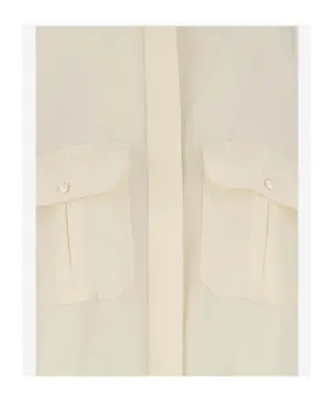 Chloé Long-sleeved Shirt With Pocket Detail