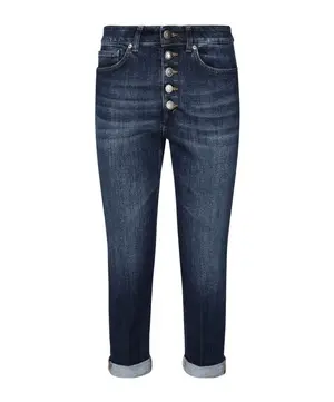 DONDUP Koons Button Trousers - Blue