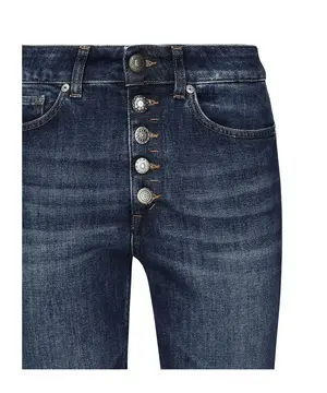 DONDUP Koons Button Trousers - Blue