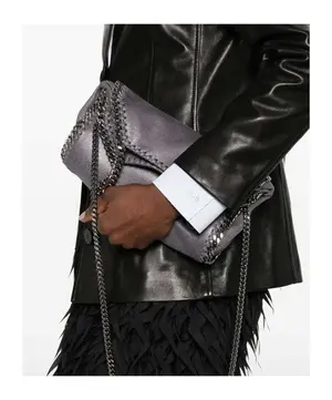 Stella McCartney Chain-trimmed Handbag - Gray