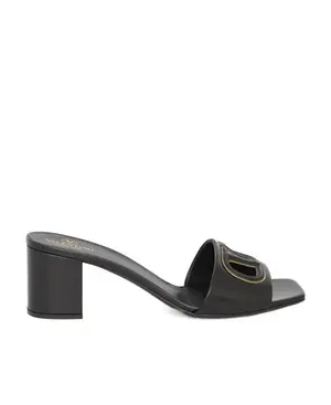 Valentino Garavani Vlogo Signature Open Toe Mules