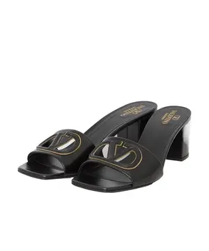 Valentino Garavani Vlogo Signature Open Toe Mules
