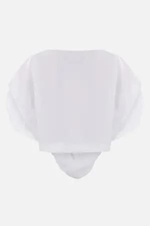 VIVIENNE WESTWOOD Asymmetrical Draped Top - White