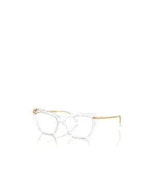 Dolce & Gabbana Rectangular Frame Eyeglasses - White