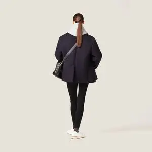Miu Miu Double-breasted Peacoat Jacket